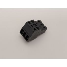 3 position terminal strip for external power and I/O connections